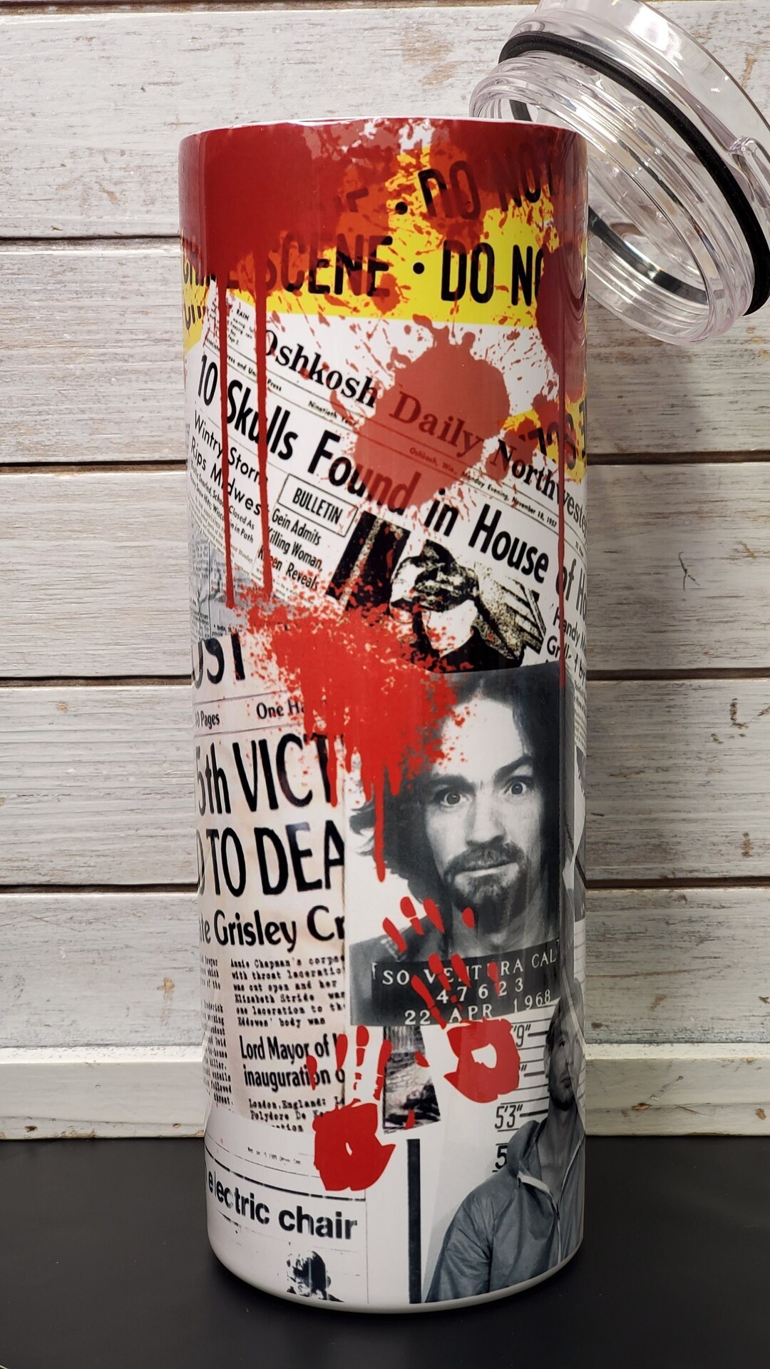 Serial Killer True Crime Tumbler, True Crime Serial Killer Cup, Custom ...
