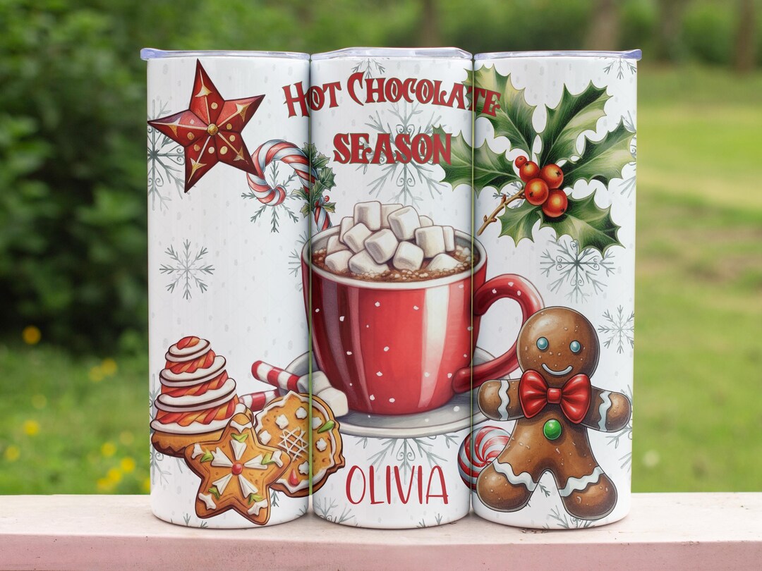 Hot Chocolate Christmas Tumbler Unique Xmas Gifts for Friends Hot ...