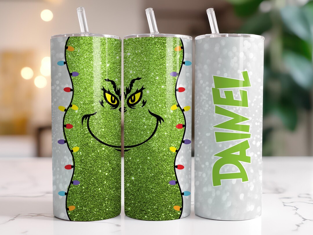 Custom Grinch Tumbler, Personalized Grinch Gifts, Custom Grinch Cup ...
