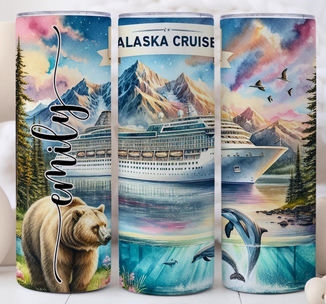Alaskan Cruise Tumbler - Personalized Cruise Cup With Name - Custom ...