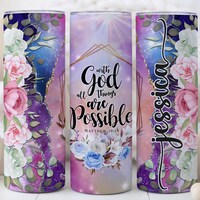 Bible Verse Tumbler - Etsy