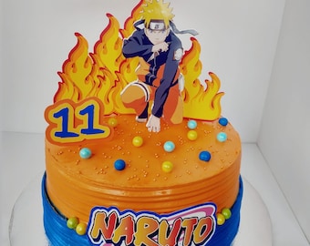 Naruto Birthday Cake Topper | Etsy
