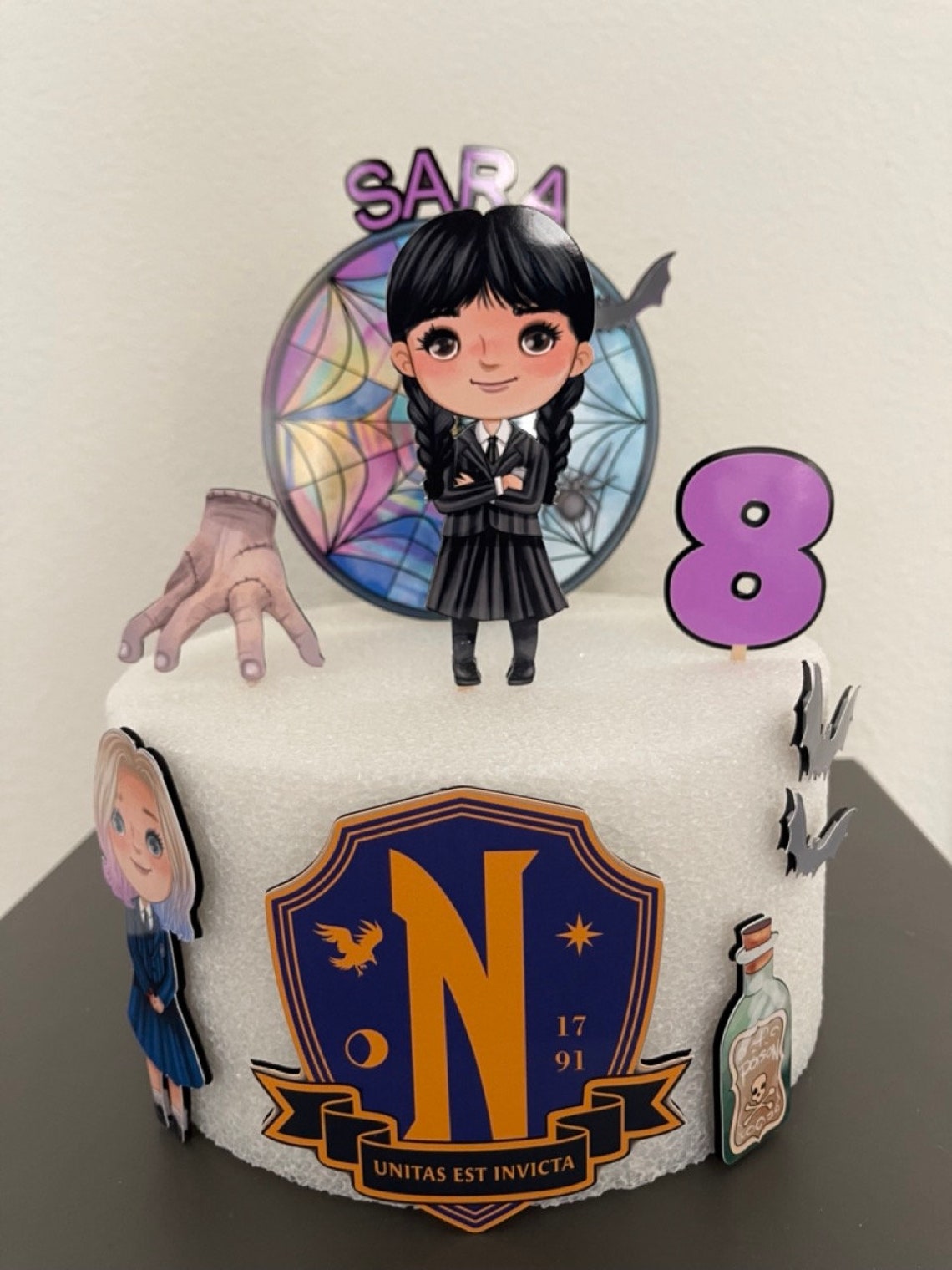 Wednesday Addams Cake Topper / Wednesday Cake Topper - Etsy