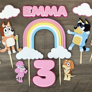 Bluey Cake Topper / Inspired Bluey / Kids Cake Topper / Bluey ...
