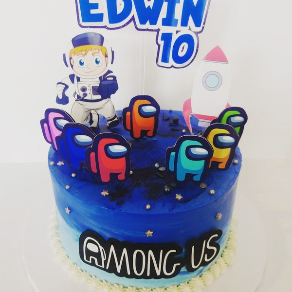 Among Us Cake - Etsy