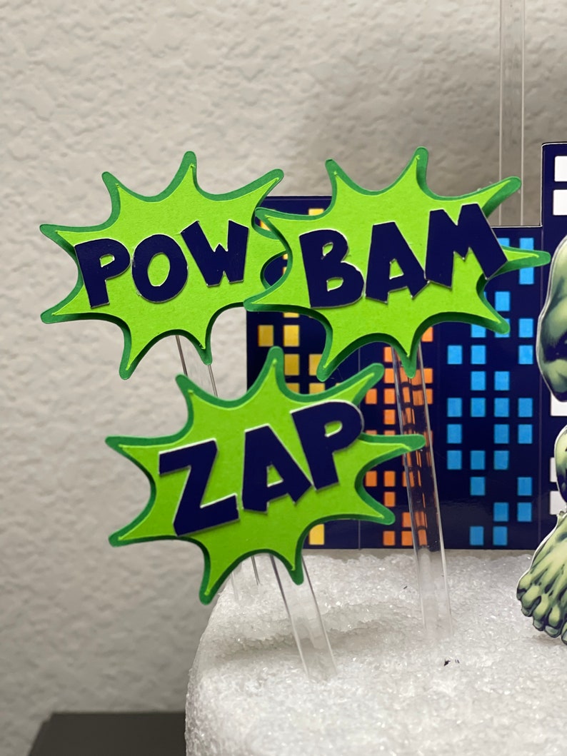 Hulk Smash Cake Topper - Etsy