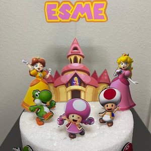 Princess Peach and Daisy Cake Topper - Super Mario Princess Peach ...