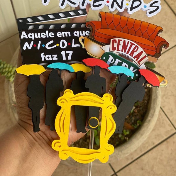 Friends Cake Topper - Etsy