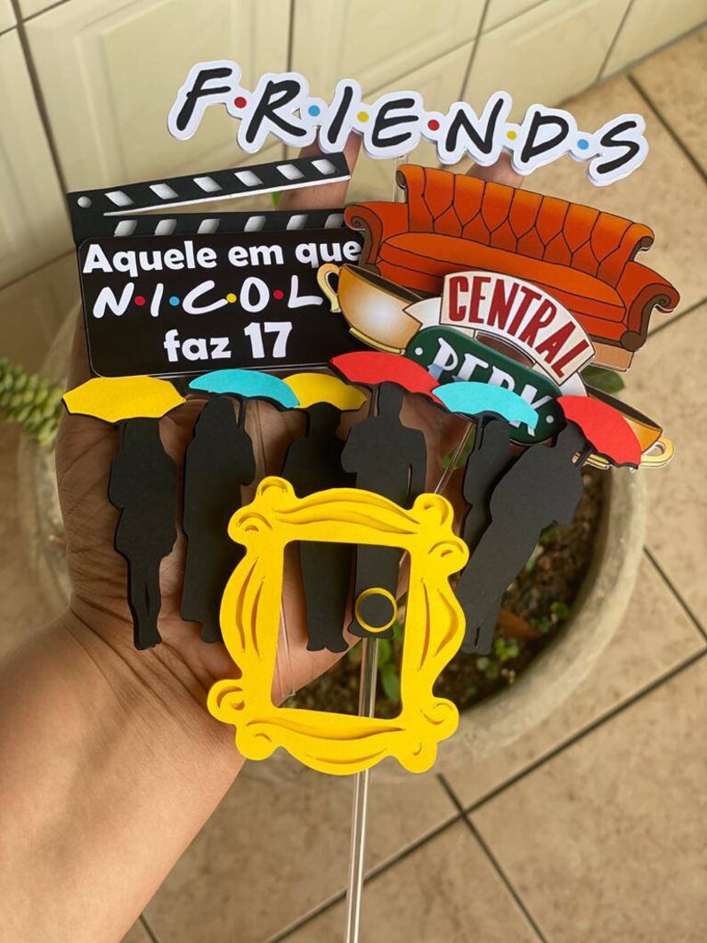 Friends Cake Topper - Etsy