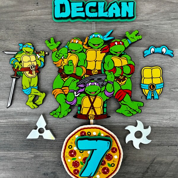 Ninja Turtles Cake - Etsy