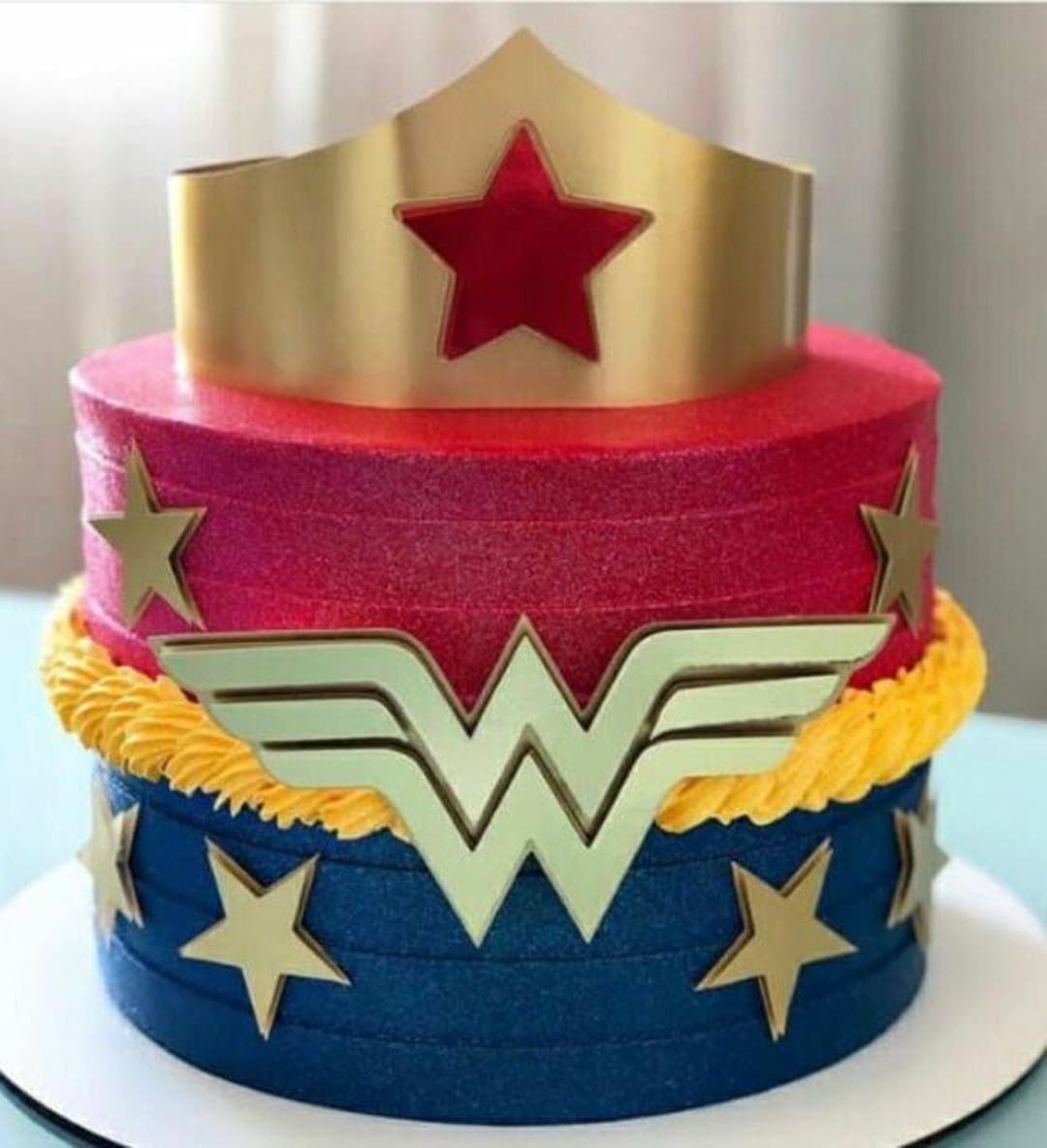 WONDER WOMAN Cake Topper - Inspired Wonder Woman - Etsy