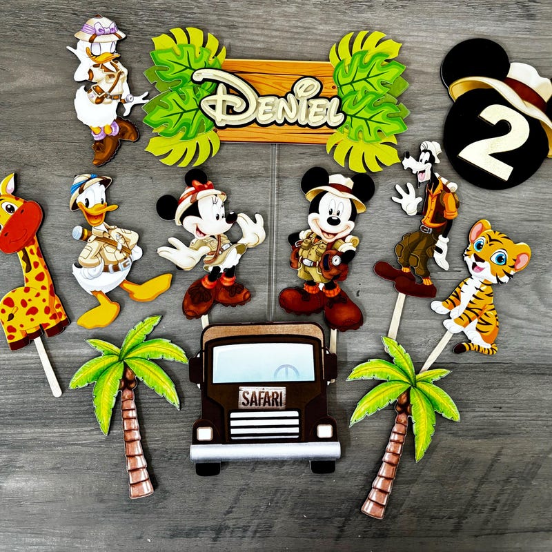 Safari Cake Topper - Etsy