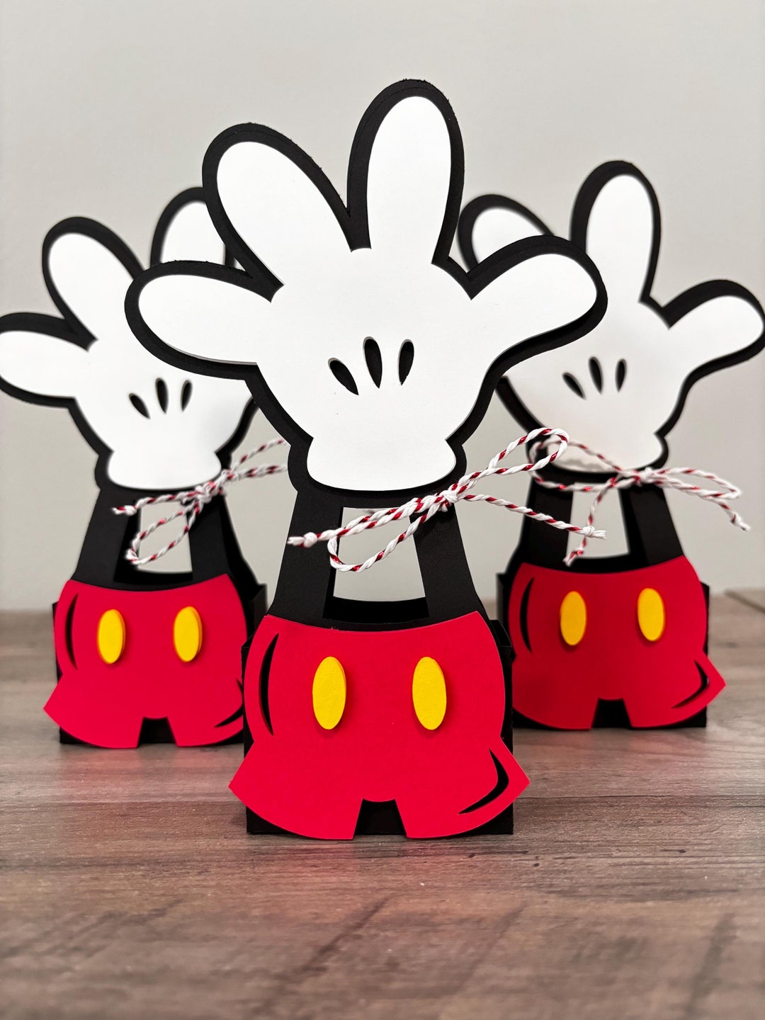 Mickey Mouse - Mickey Party Favor Box - Mickey Party Decoration ...