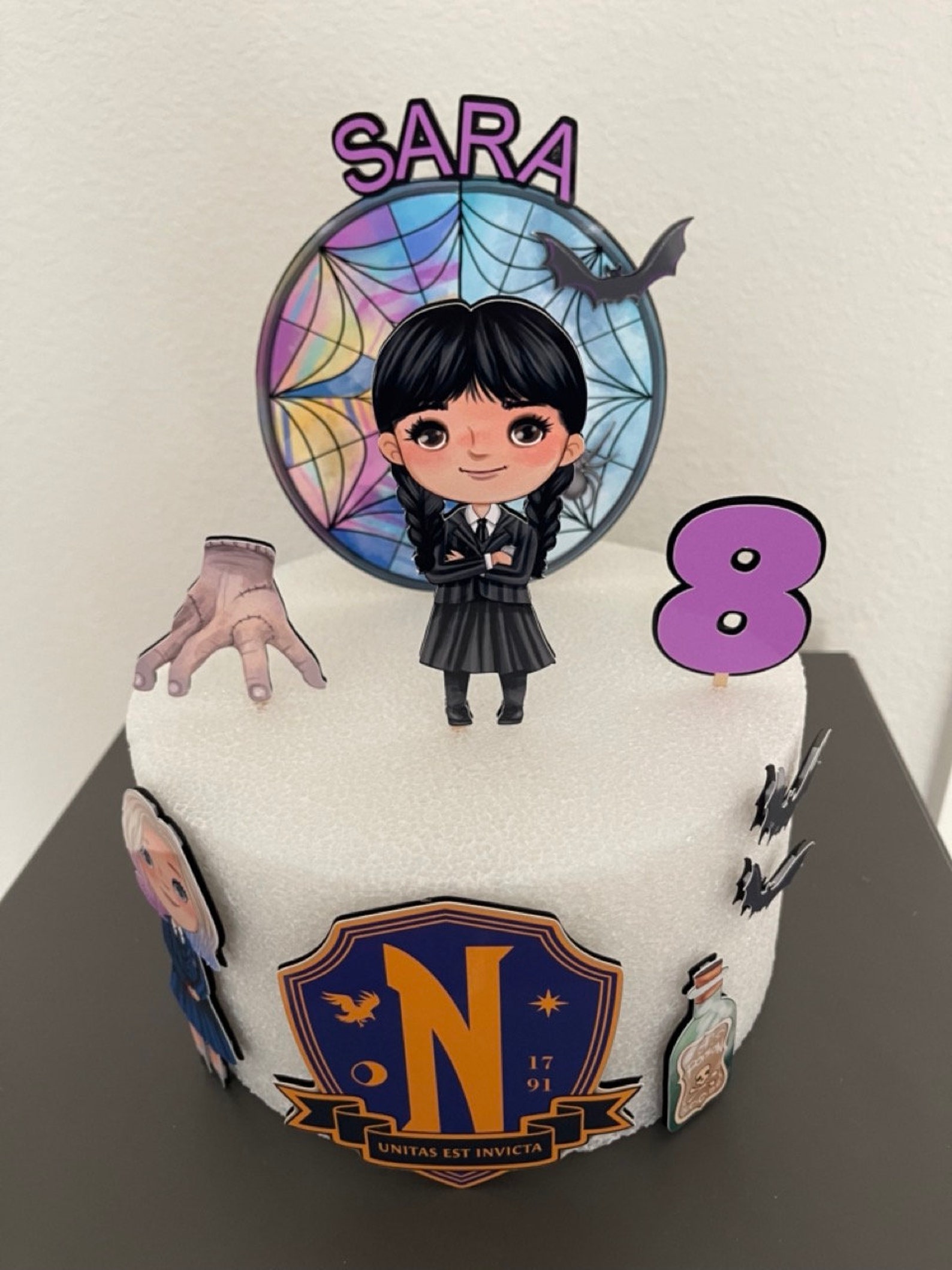 Wednesday Addams Cake Topper / Wednesday Cake Topper - Etsy