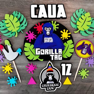 Gorilla Tag Printable - Gorilla Tag Digital File - Instant Download ...