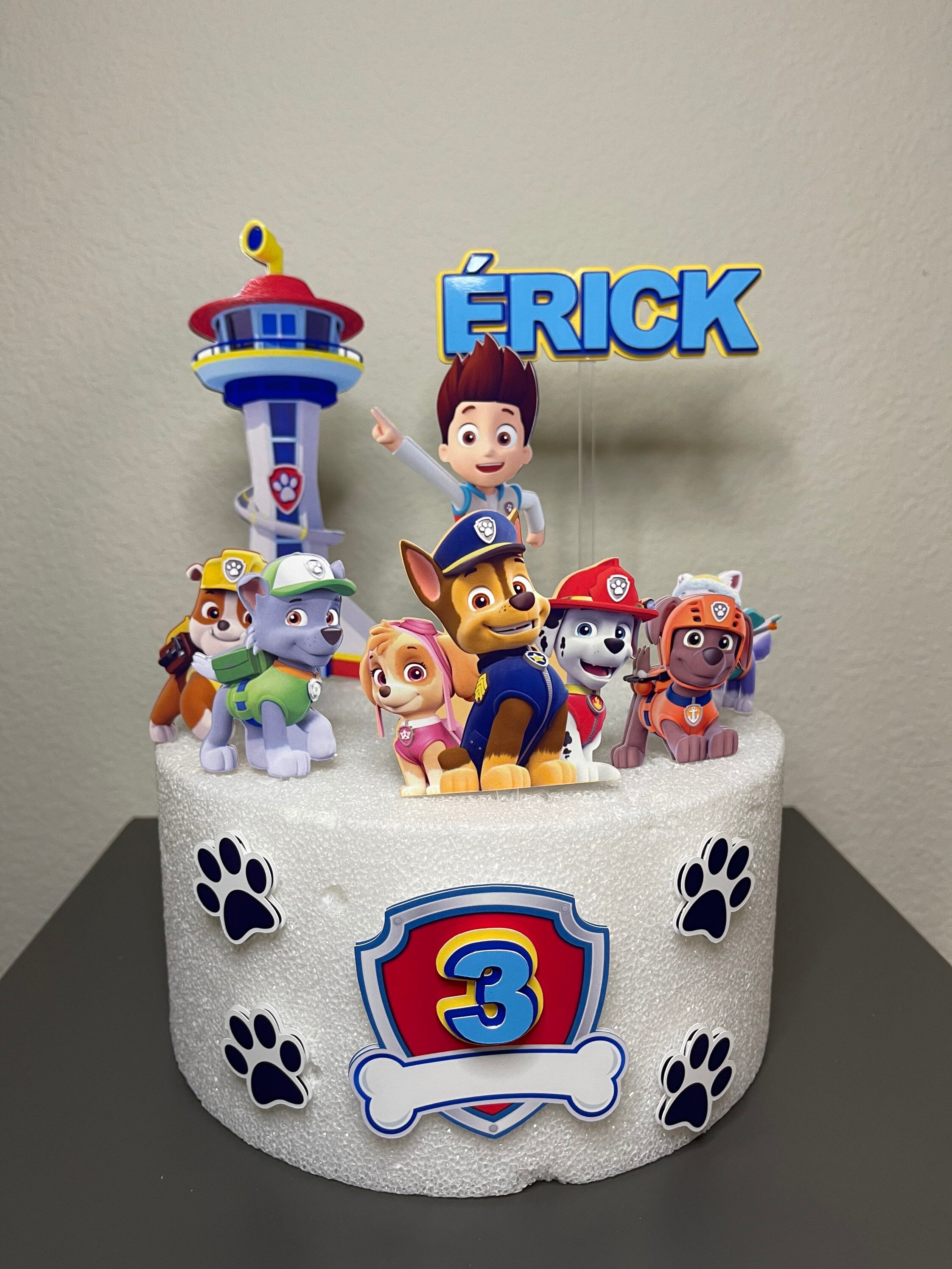 Party Supplies pup cake topper-dog cake topper Paw Patrol Personalized ...