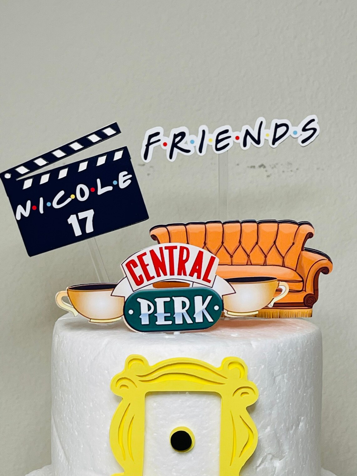 Friends Cake Topper - Etsy