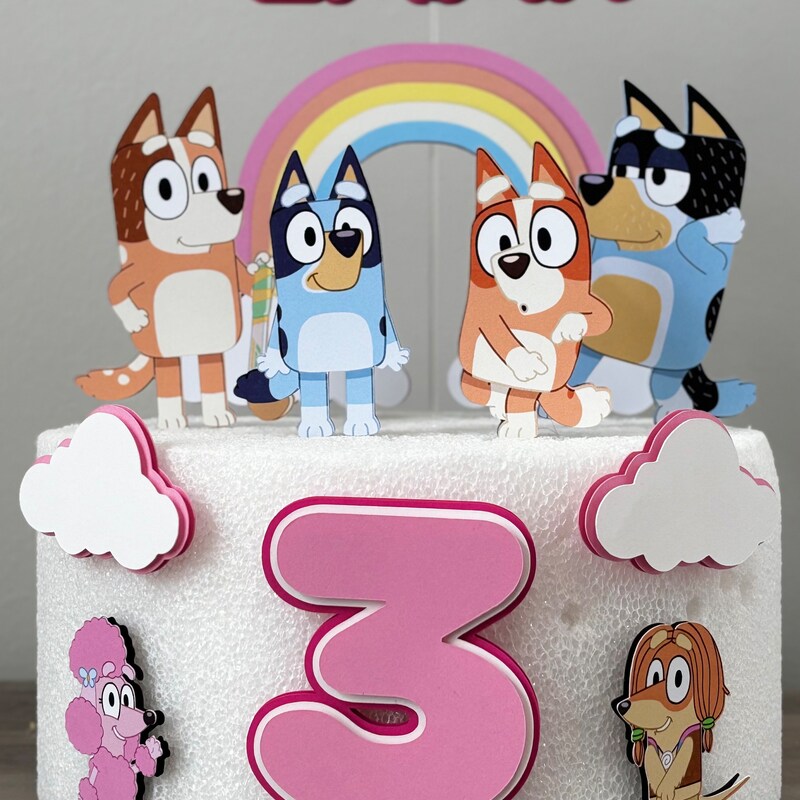 Bluey Cake Topper - Etsy
