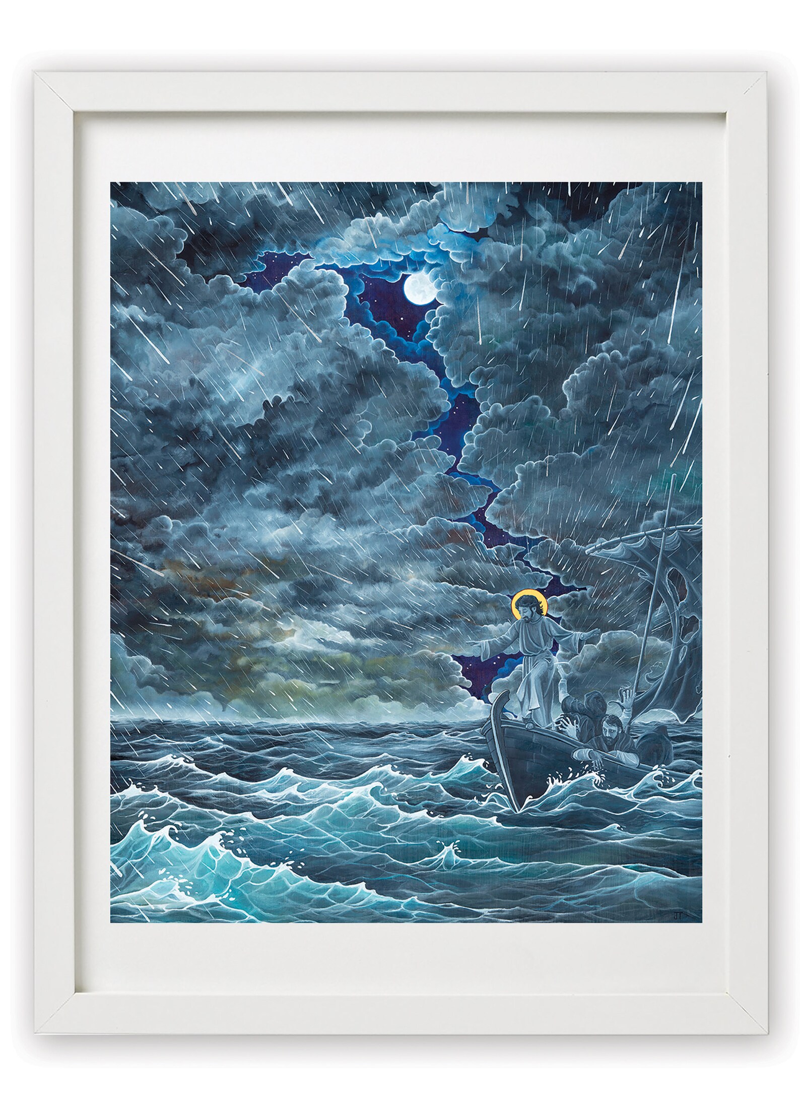 Jesus Calms the Storm Poster Print - Etsy