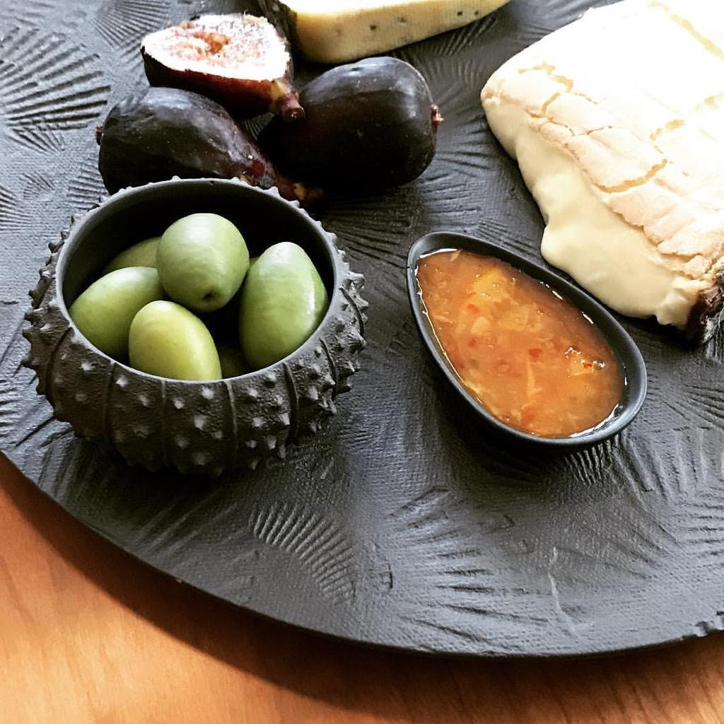 Sea Inspired Metal Serving Platter - Scallop Shell Impressions - Etsy