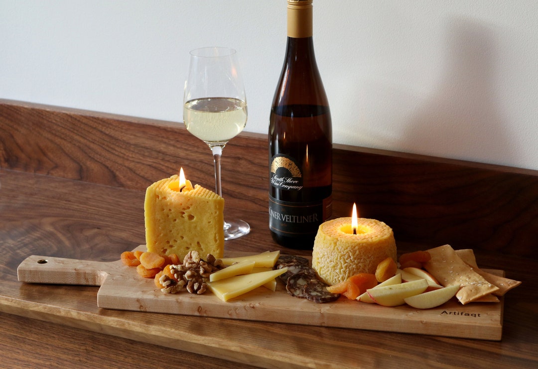 Cheese Beeswax Candle - "birchrun Blue Cheese" - Etsy