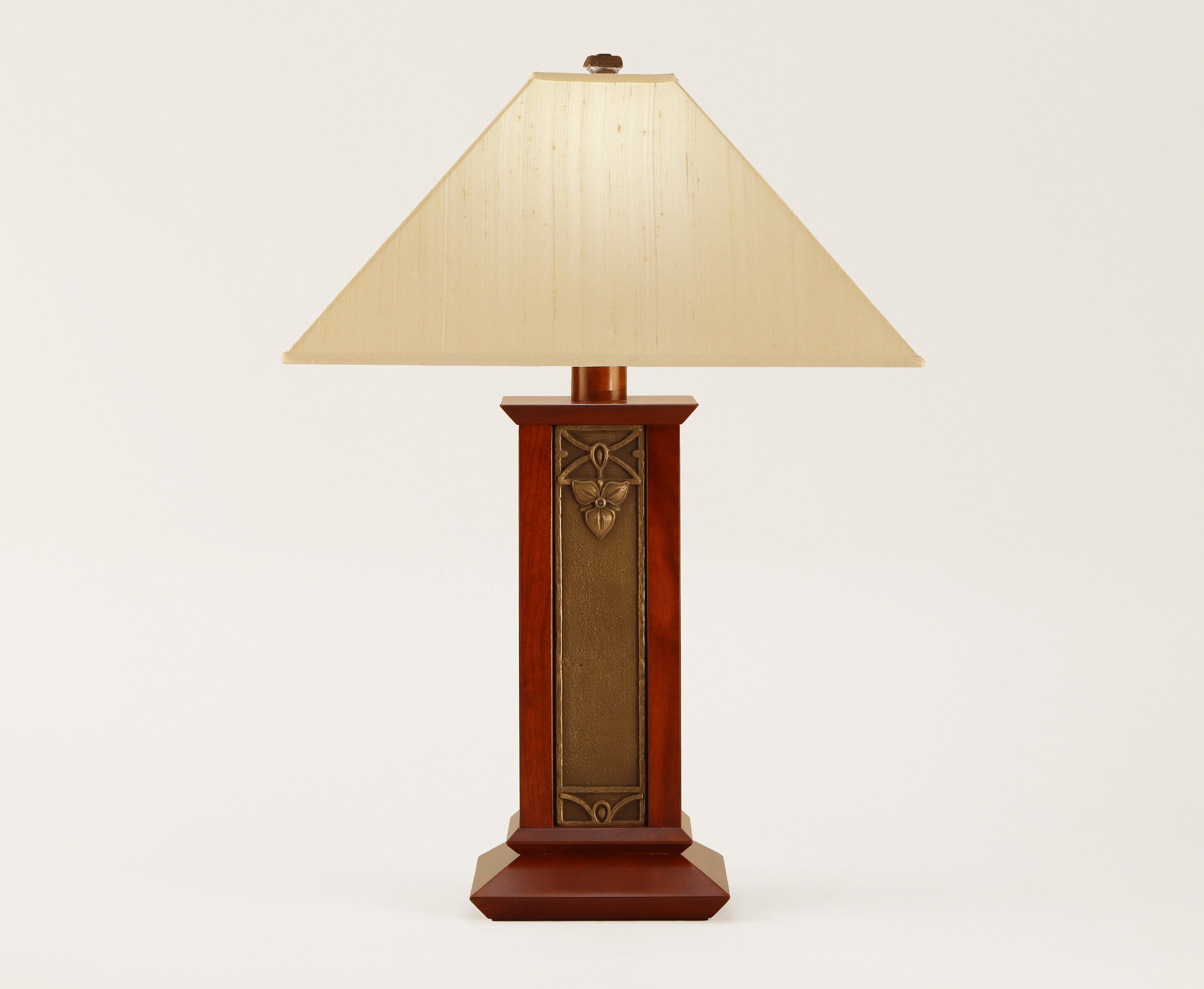 Jennings Flower Cherry Table Lamp Craftsman Mission Style - Etsy