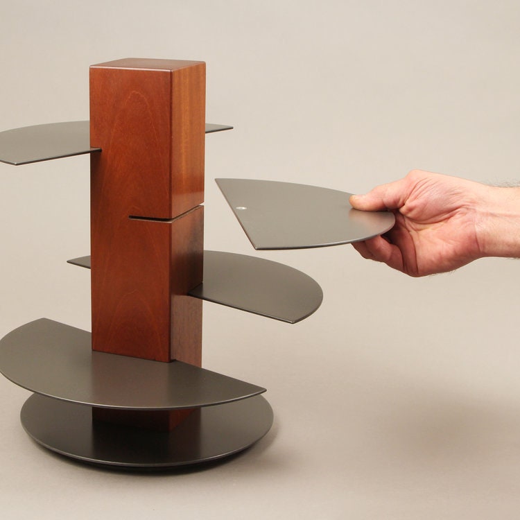 THE TOWER Rotating Tiered Centerpiece Contemporary Design | Etsy