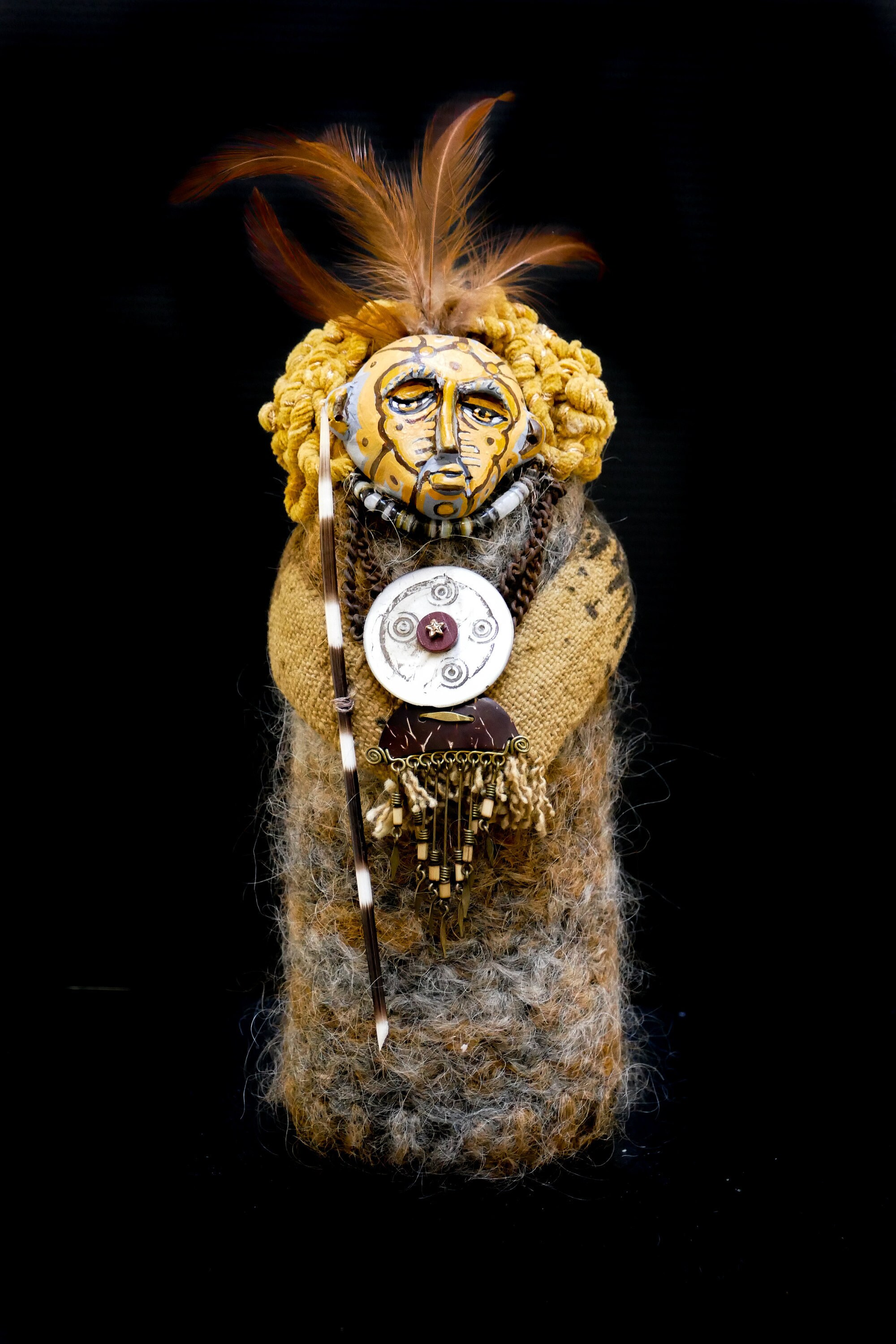 Ajulo-- a Spirit Doll, Handmade, One-of-a-kind Decorative Art Object - Etsy