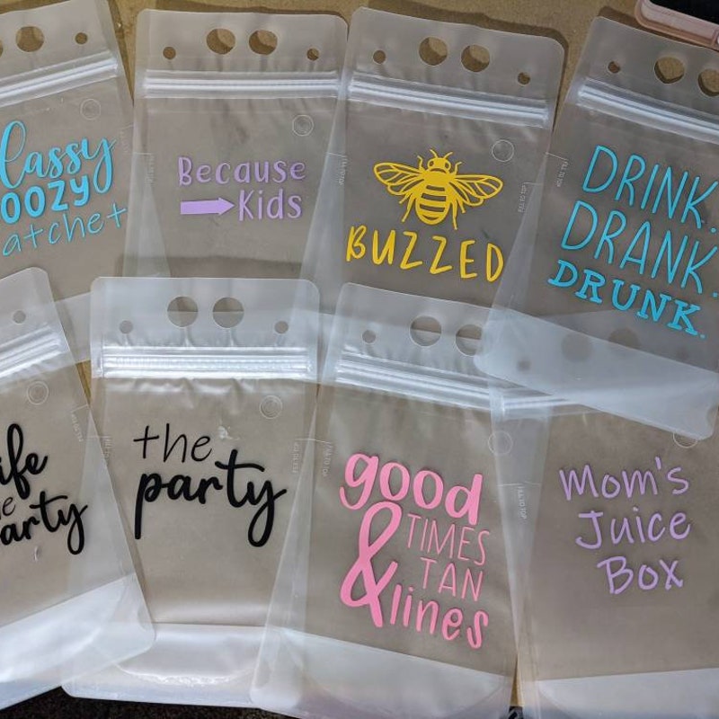 Adult Juice Pouches With Straws - Etsy