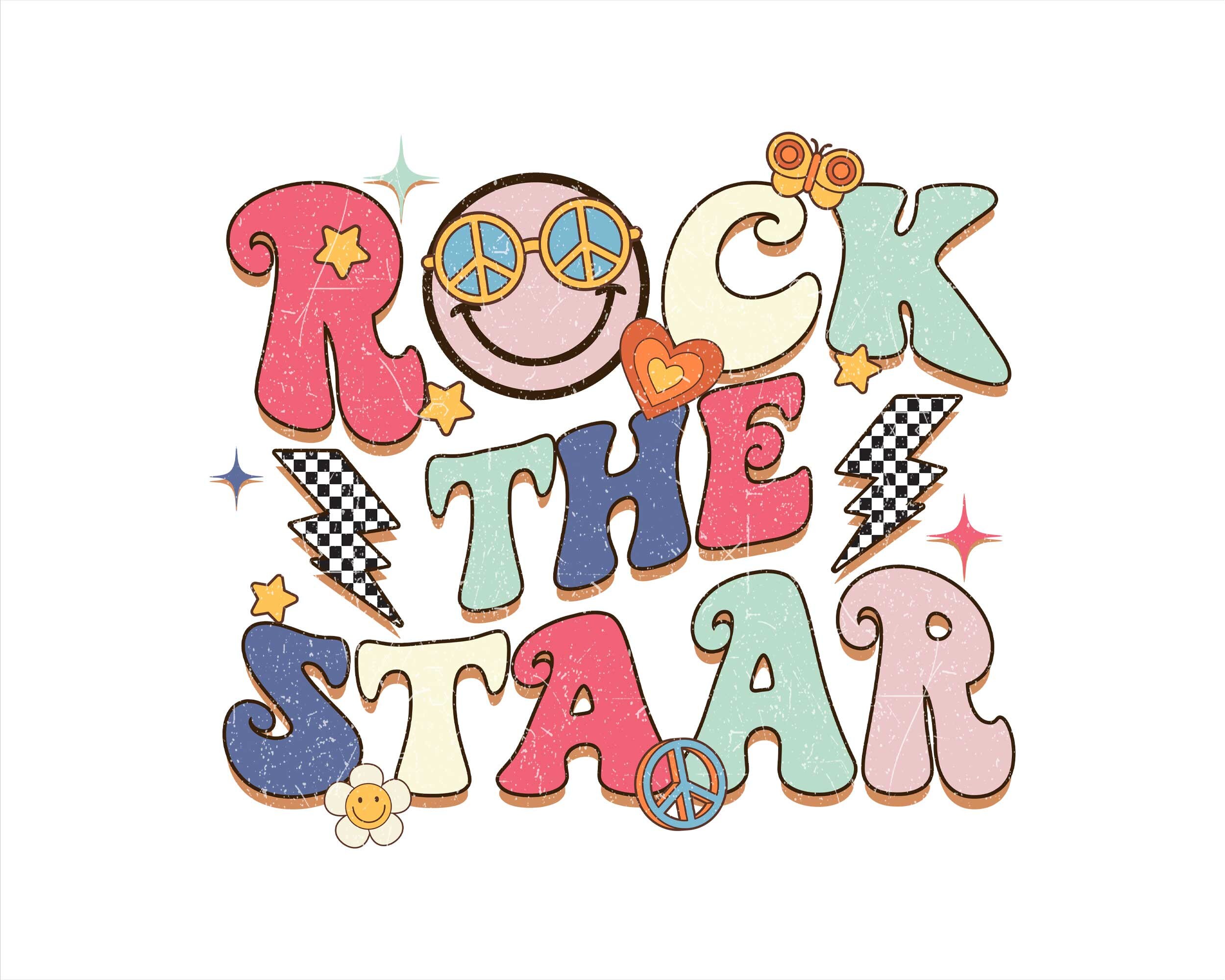 Rock The Staar Png Día De La Prueba Png Día De La Prueba Del Etsy México