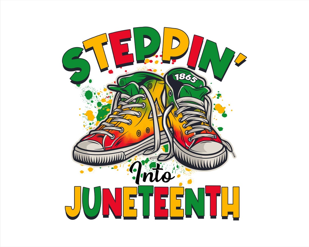 Steppin' Into Juneteenth Png Sublimation Design Download - Etsy