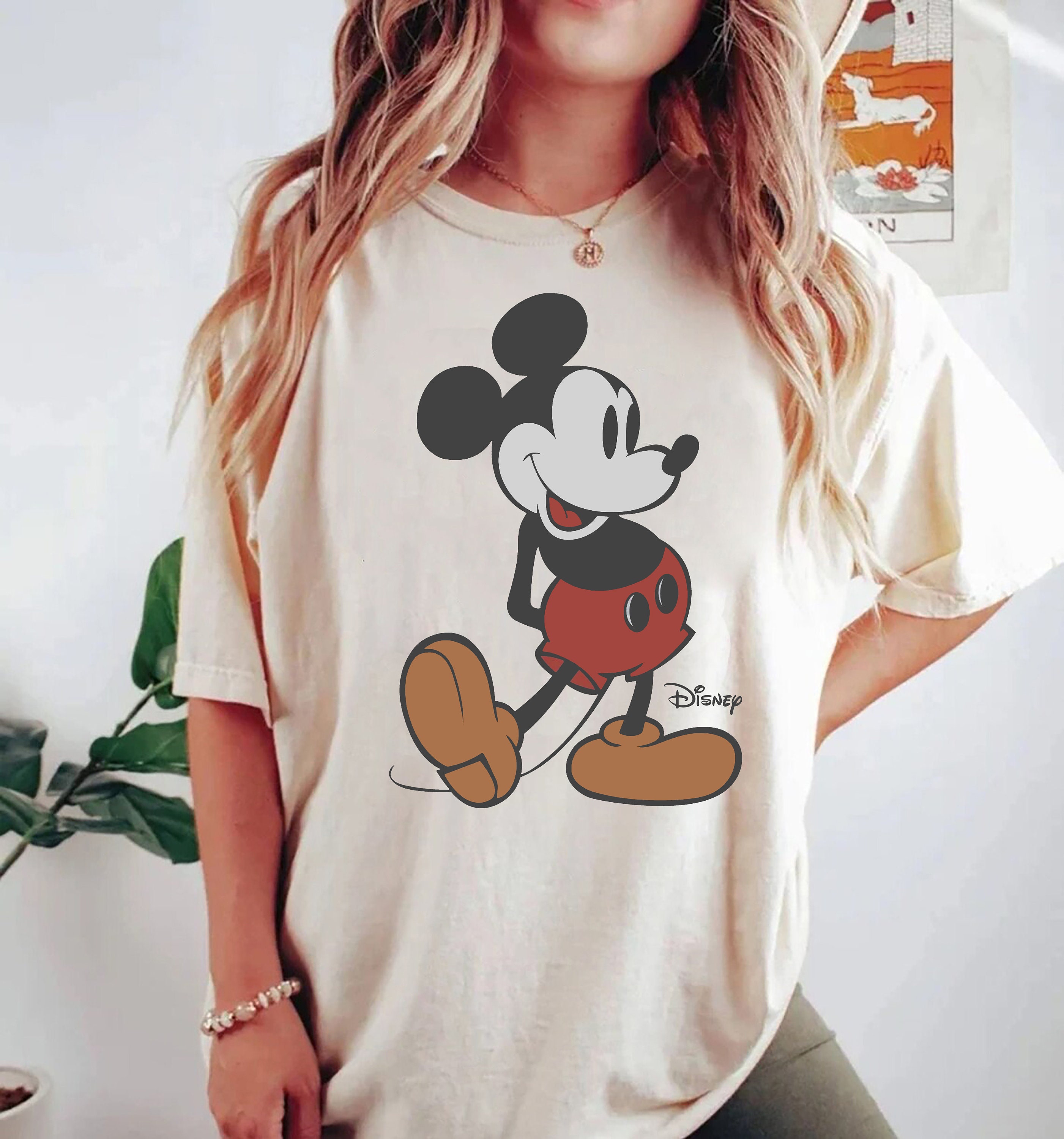 Disney Classic Mickey Mouse Pose Comfort Colors Shirt, Mickey Shirt ...