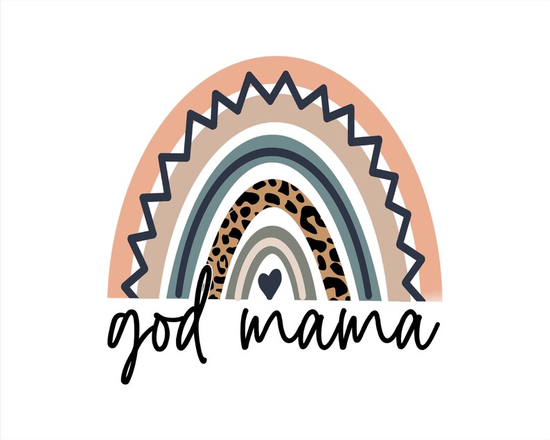 God Mama Rainbow Png Mom Life Png Mother's Day Png - Etsy