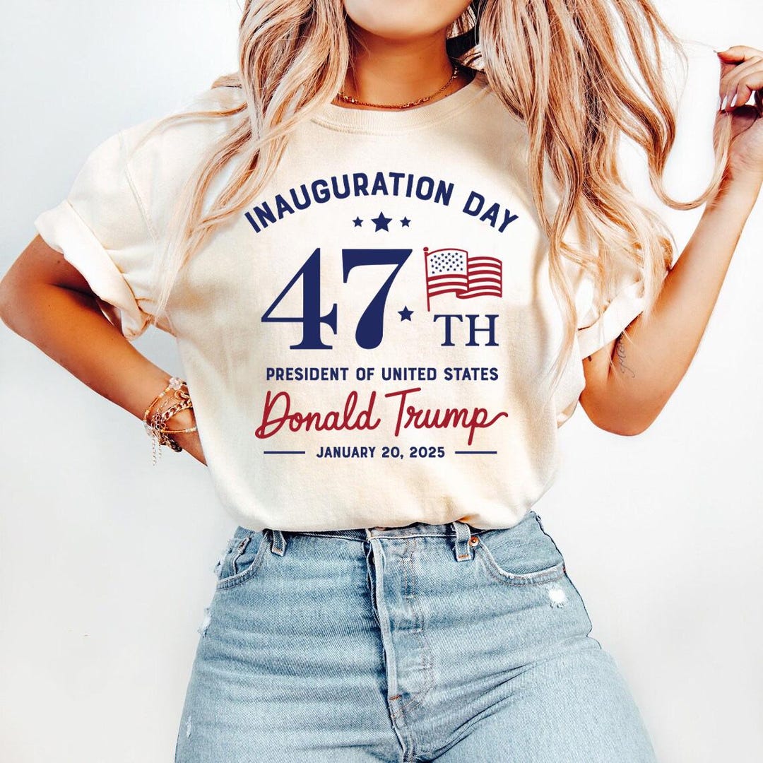 Donald Trump Inauguration Day 2025 Shirt, Trump Vance 2024 Shirt, 47th ...