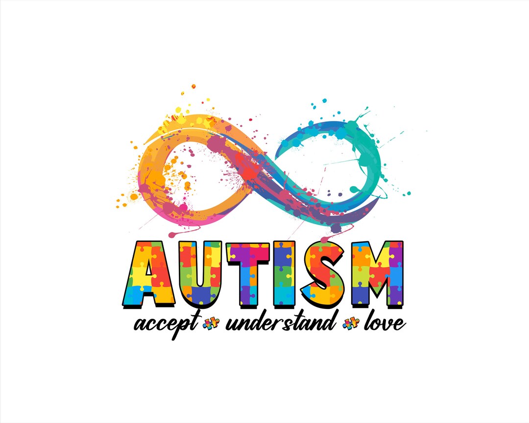 Autism Accept Understand Love Png Autism Awareness Png - Etsy