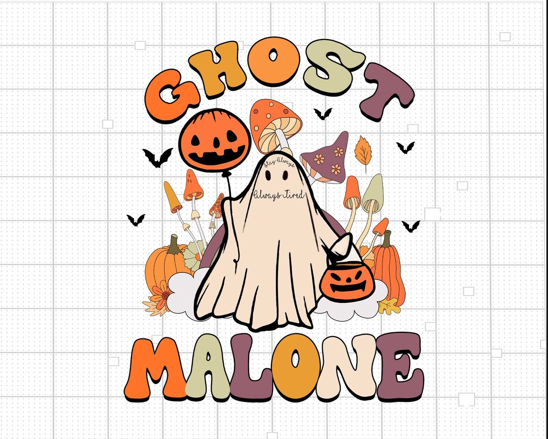 Ghost Malone Png Funny Ghost Png Funny Halloween Png Ghost - Etsy
