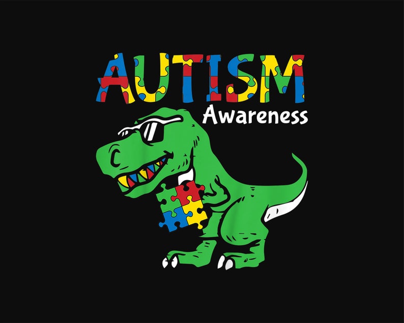Dinosaur Png Autism Awareness Autism Png Dino Autism Png - Etsy