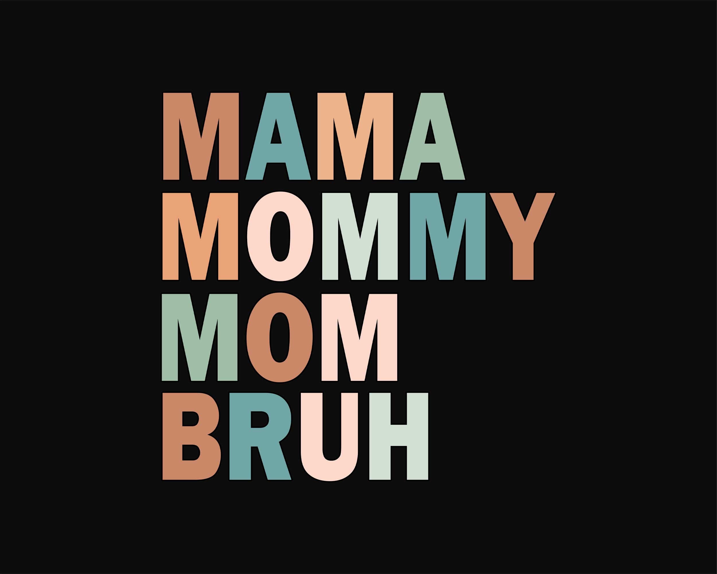 Mama Mommy Mom Bruh Png Happy Mother Day Mother's Day - Etsy
