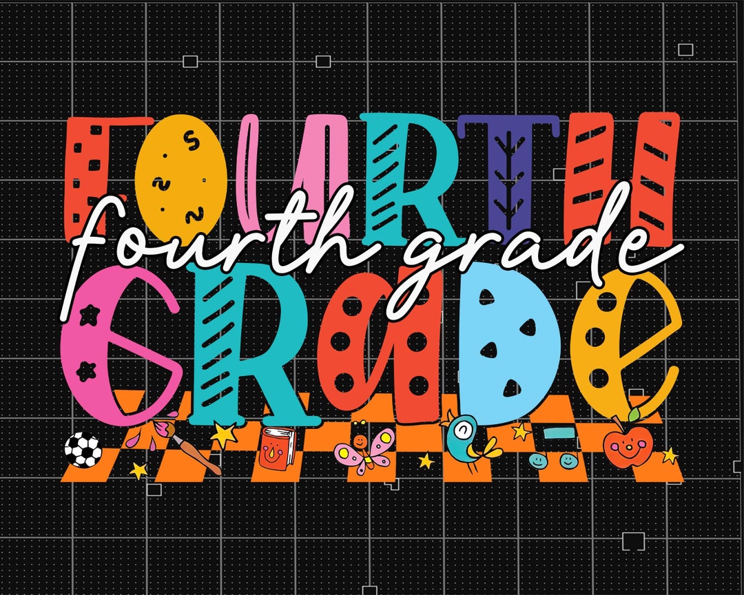 Fourth Grade Png Fourth Grade Png 4th Grade Png Homeschool - Etsy