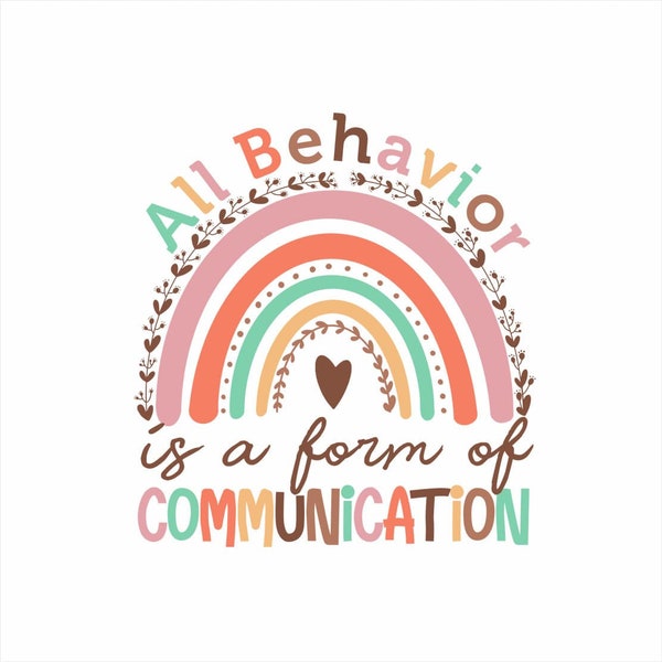 All Behavior is a Form of Communication Svg - Etsy