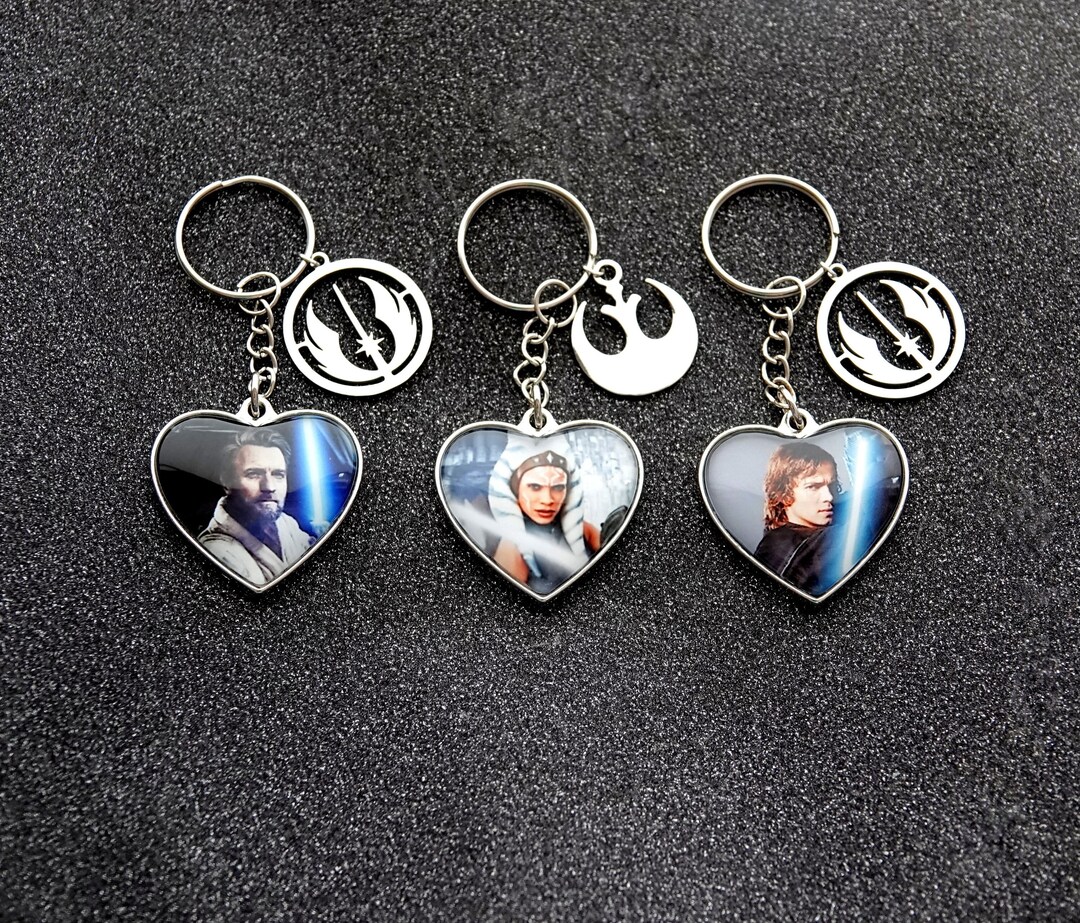Star Wars Keychain Ahsoka Anakin Obi Wan Jedi Rebel - Etsy Canada