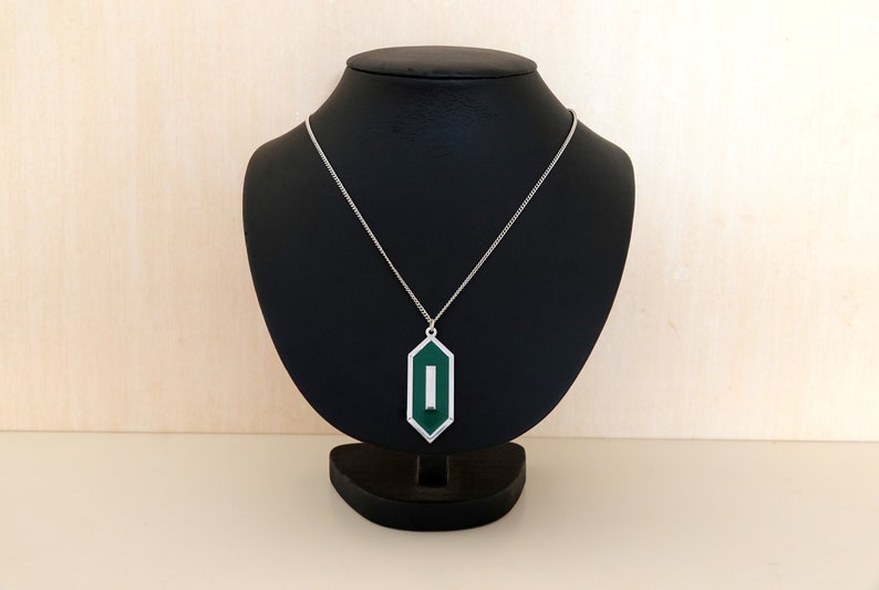 MANDALORIAN DIAMOND Necklace 'iron Heart' Beskar High - Etsy