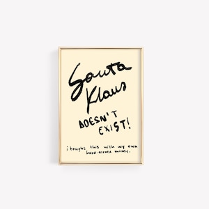 Christmas Wall Art Set: Santa, Winter Magic Prints (digital Download ...