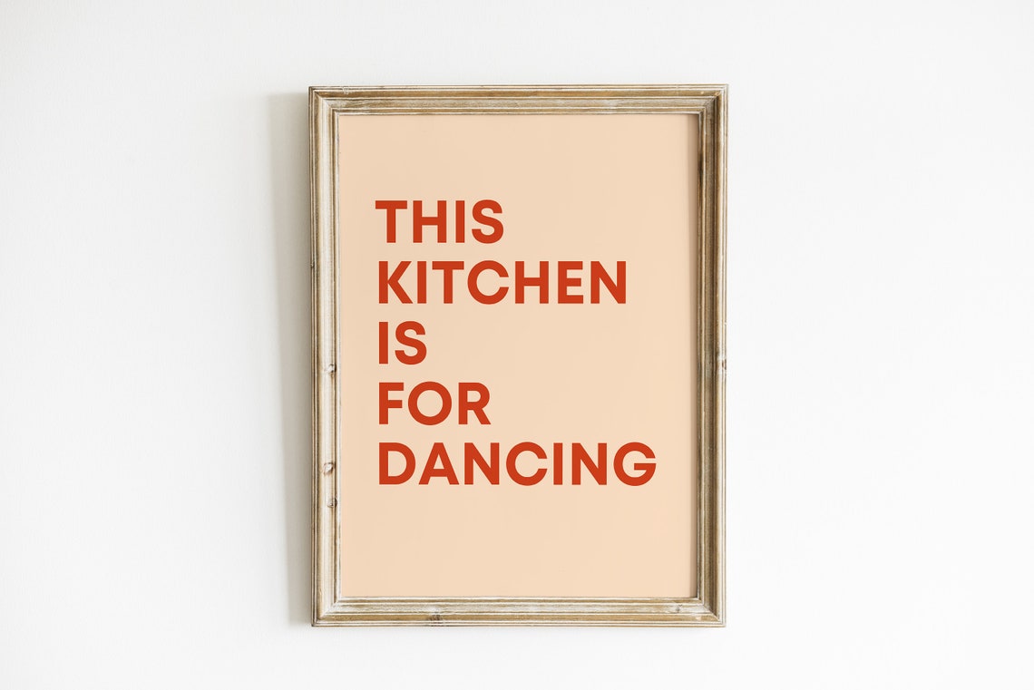 Kitchen Decor Set of 6 PRINTABLES Coffee Print Kitchen Accessories ...