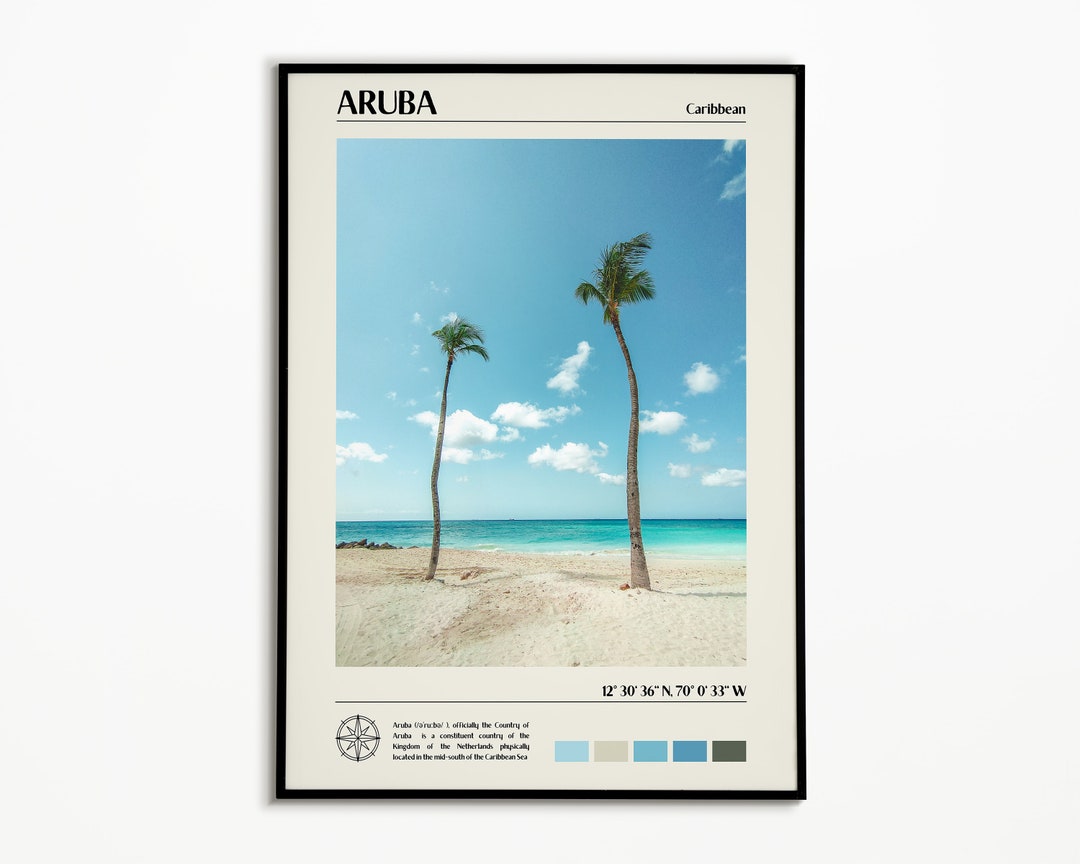 Aruba Print, Aruba Wall Art, Aruba Poster, Aruba Photo, Aruba Poster ...