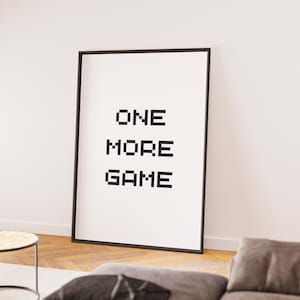 Set of 6 Retro Gaming Wall Art Prints | Perfect Gamer Room Decor ...
