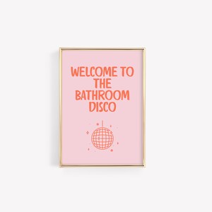 Funny Bathroom Art Prints: Retro Pastel Decor Set (digital Download) - Etsy