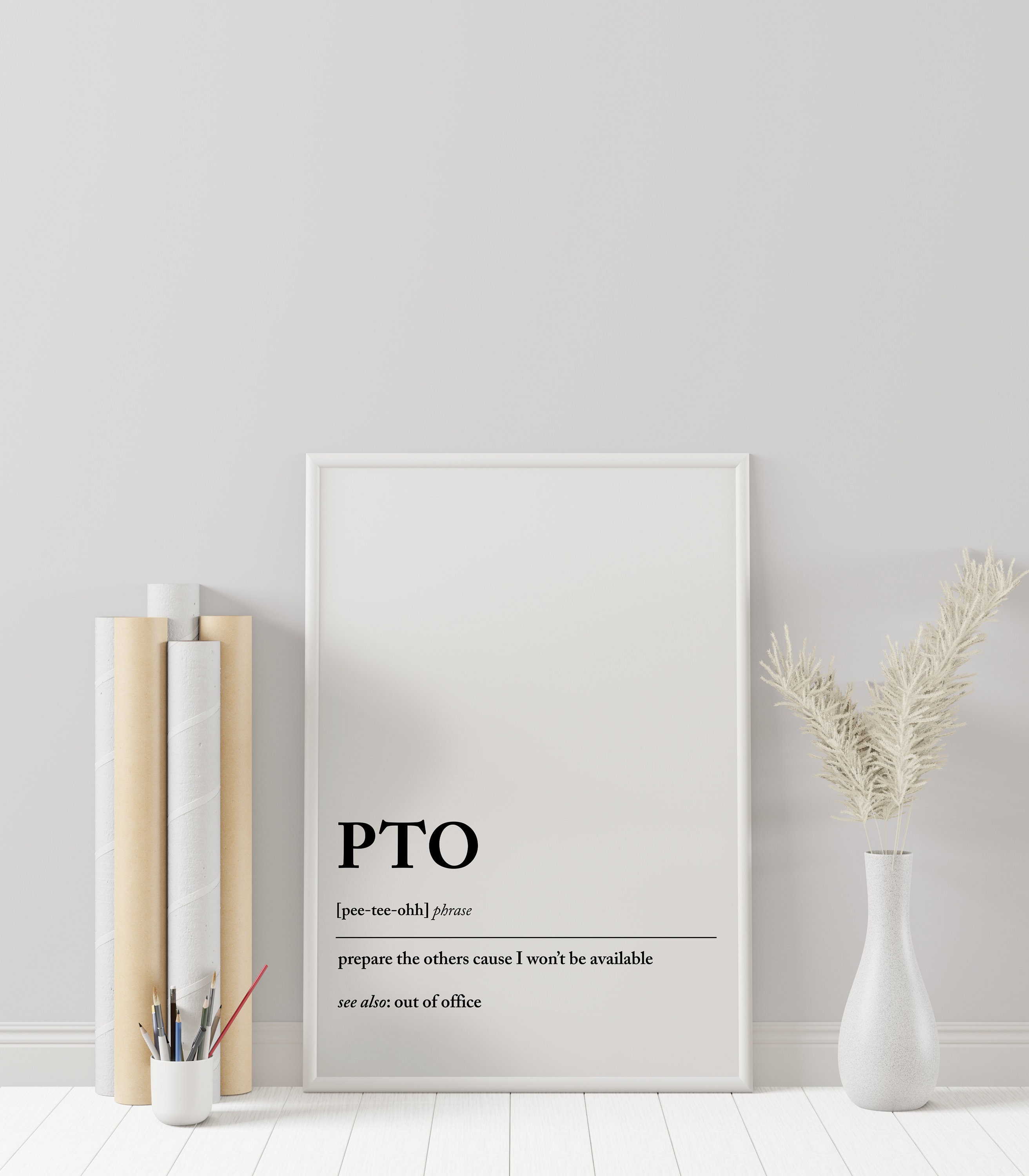 Cubicle Decor Office Wall Art Home Office Decor Pto Prepare the Others ...