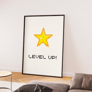 Pixel Art Posters: Retro Gaming Wall Decor (set of 6) (printable) - Etsy
