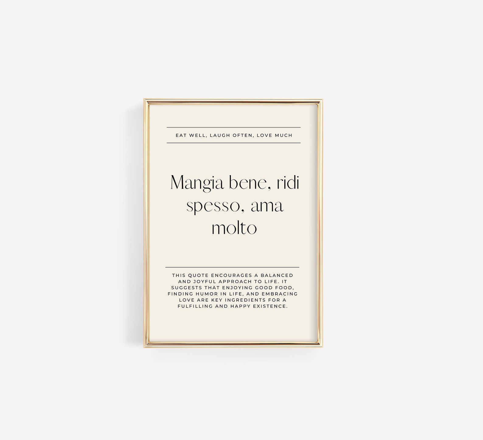 Italian Quote Wall Art - Set of 6 Printables - Instant Download ...
